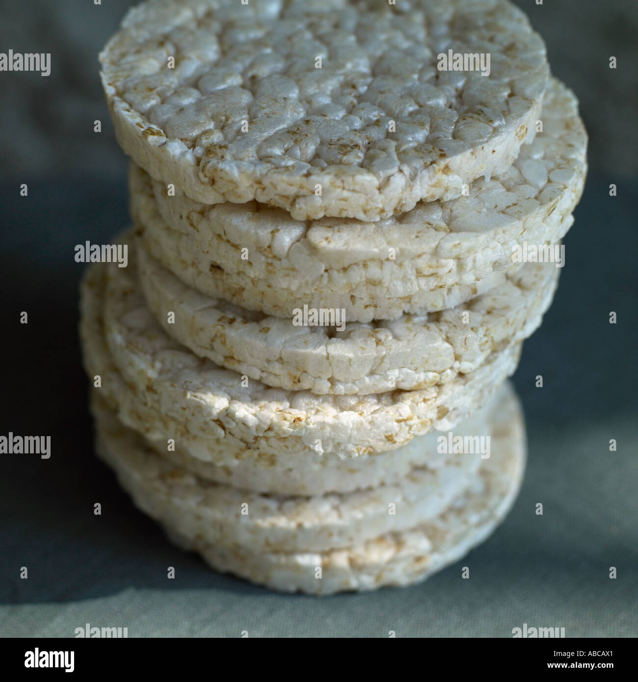 Stack of rice cakes Stock Photo - Alamy