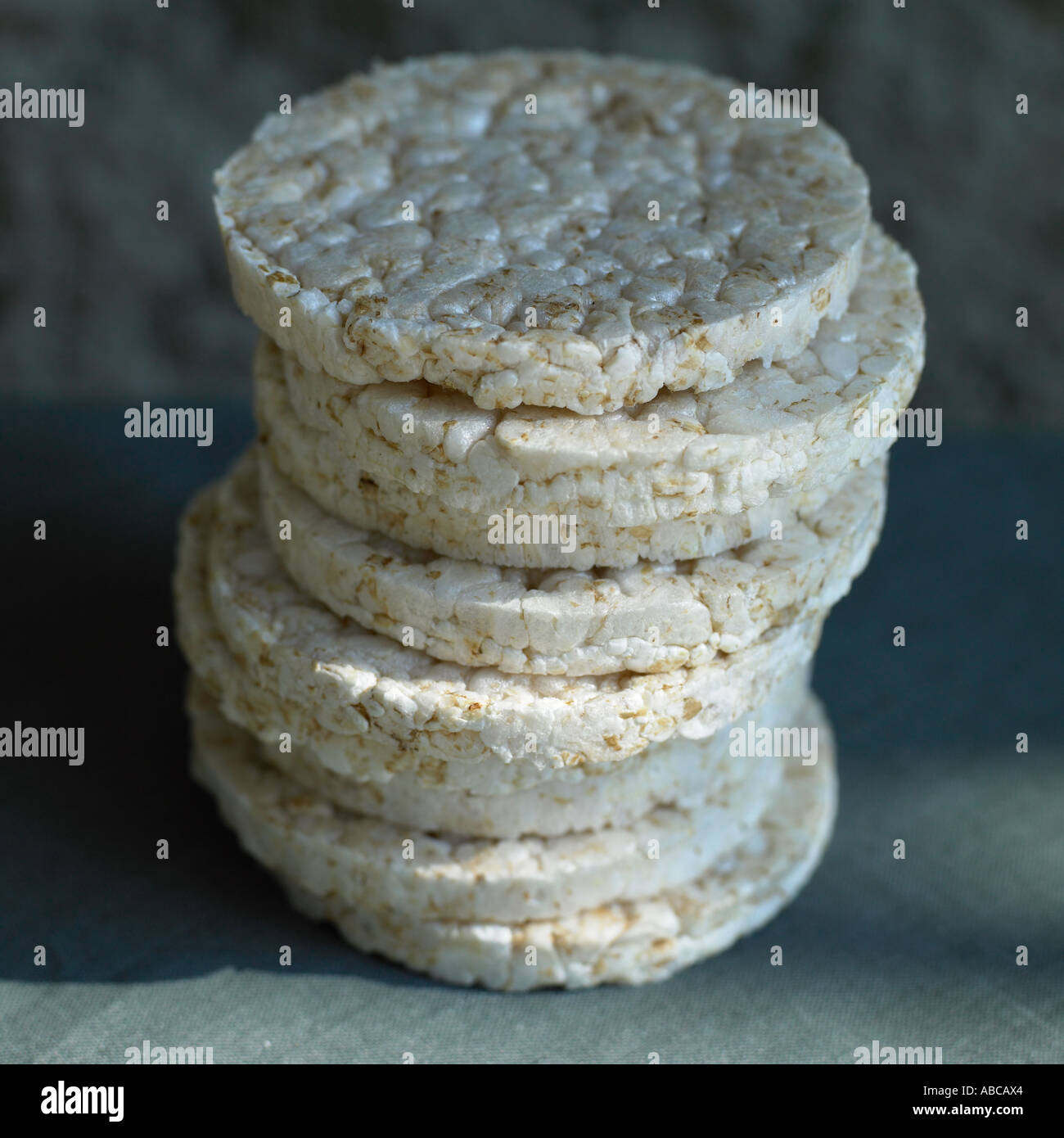 Stack of rice cakes Stock Photo - Alamy