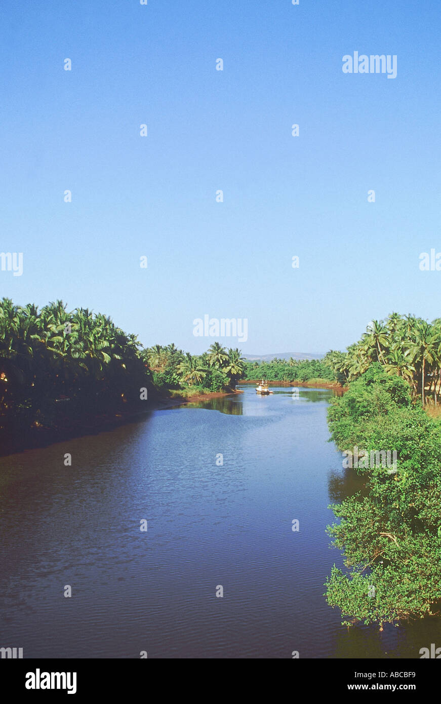 Mandovi river. Panjim, Goa, India Stock Photo - Alamy