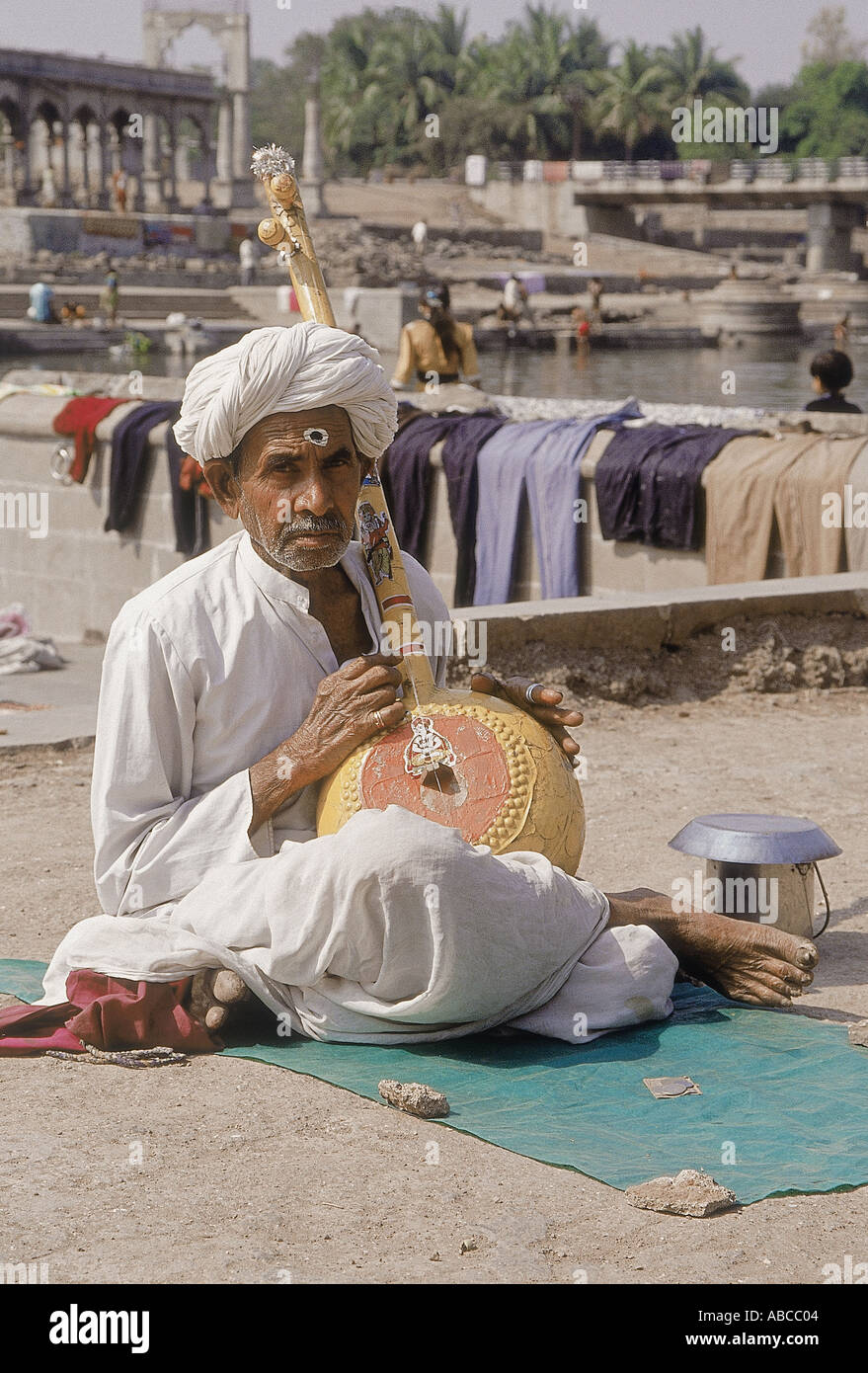 A religious worker from India Stock Photo - Alamy
