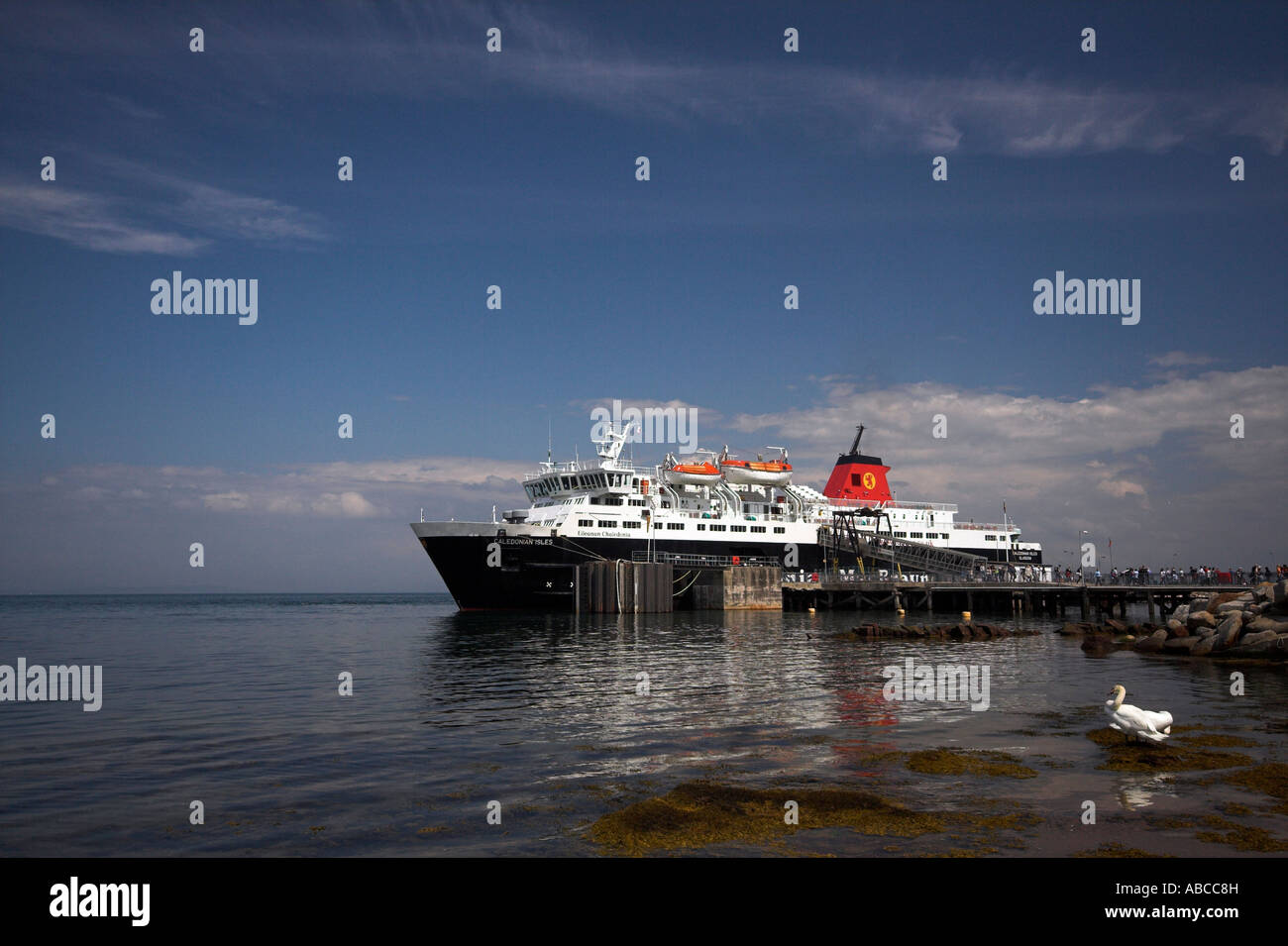 Passenger ferry at Brodick ferry terminal, Arran, West Coast of ...
