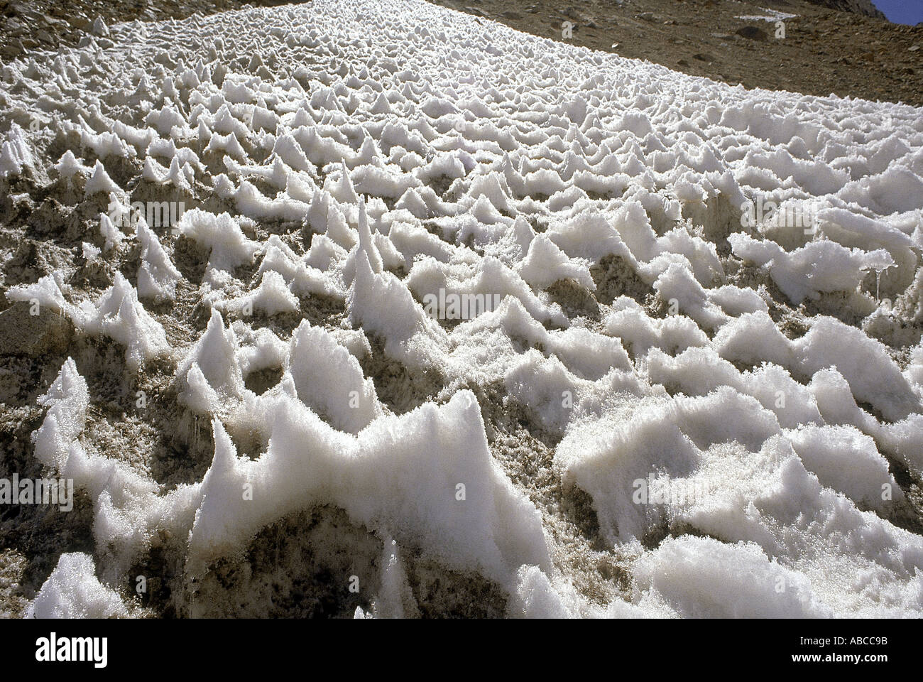 Snow Thelv Himalaya North India Stock Photo - Alamy