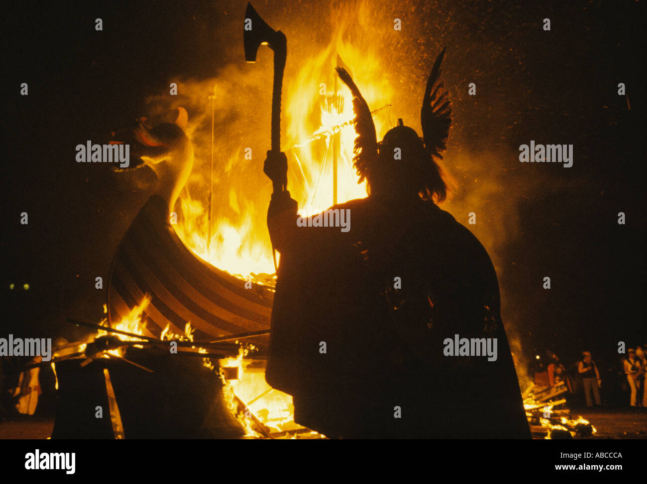Viking Fire festival Up Helly Aa Lerwick Shetlands Scotland Celebration ...