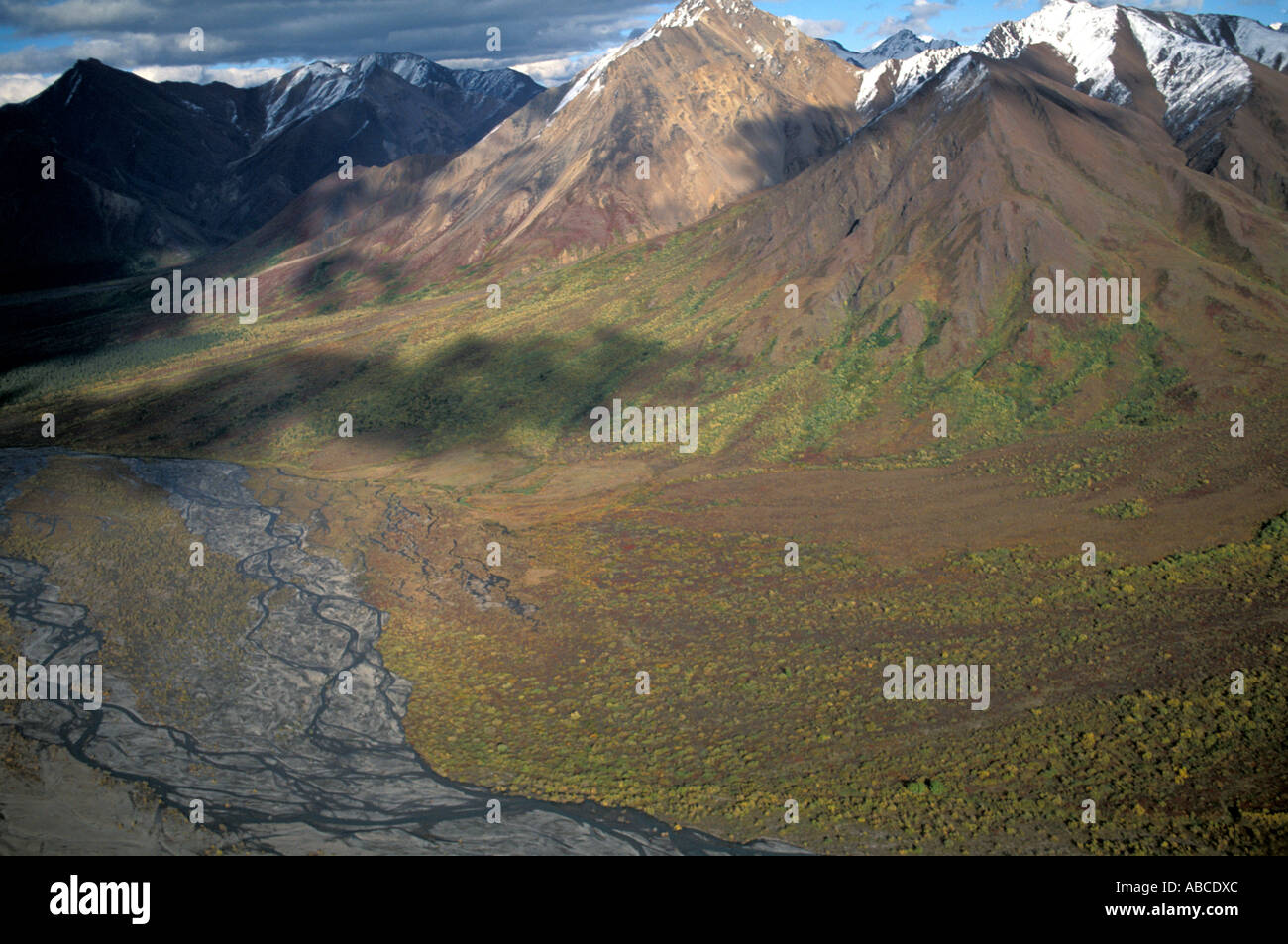 Alaska Denali National Park aerial Stock Photo - Alamy