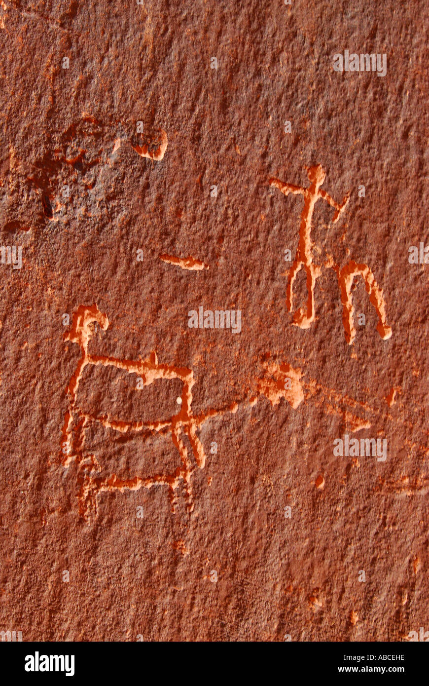 petroglyph Indian amerindian historic rock art drawing Glen Canyon ...