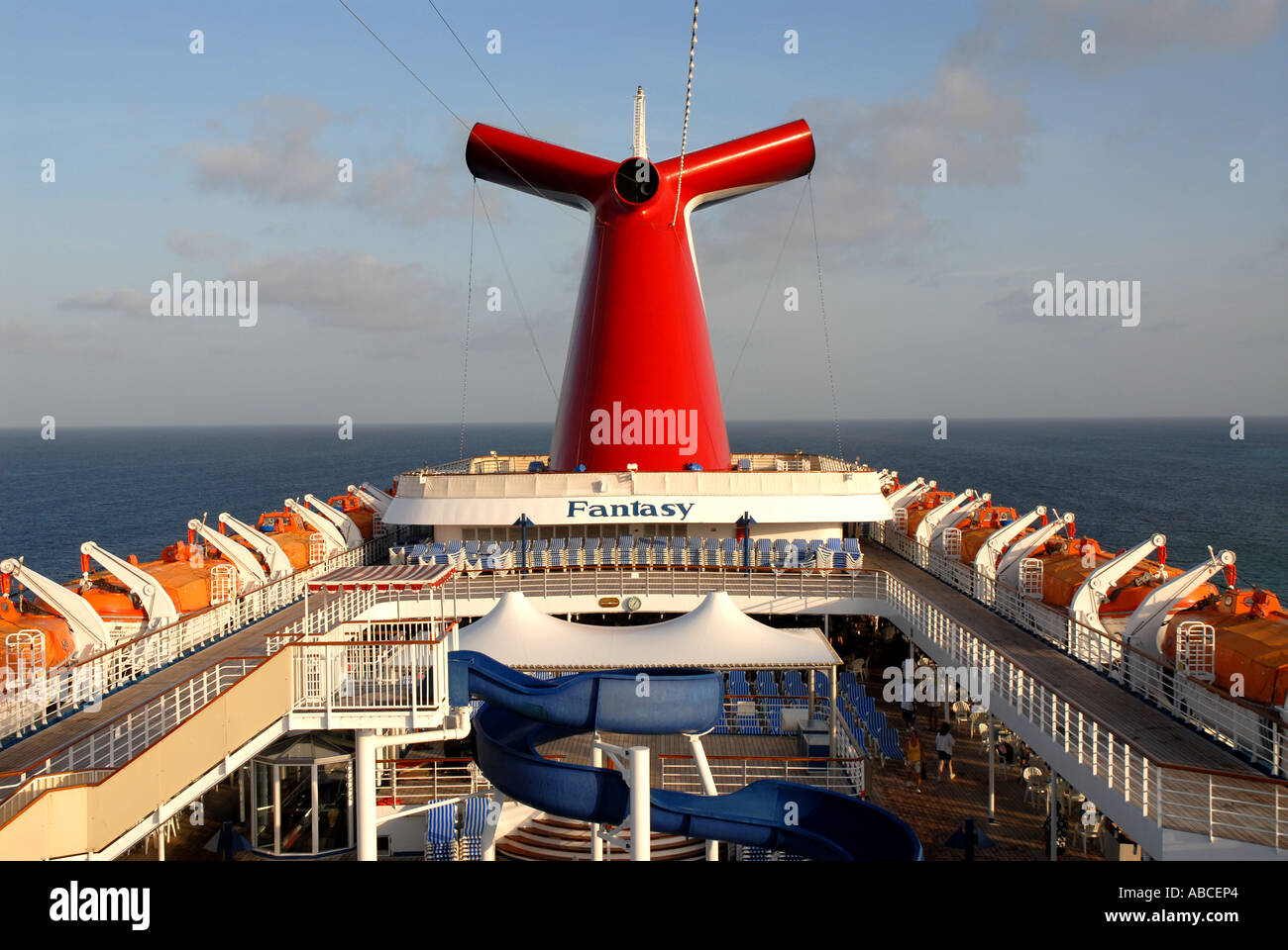 Cruise ship Carnival Fantasy swimming pool Stock Photo - Alamy
