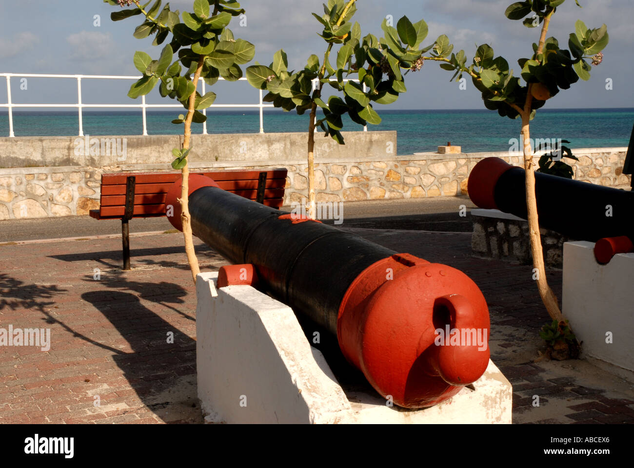 Grand Turk Island Columbus landfall park cannon Turks and Caicos ...