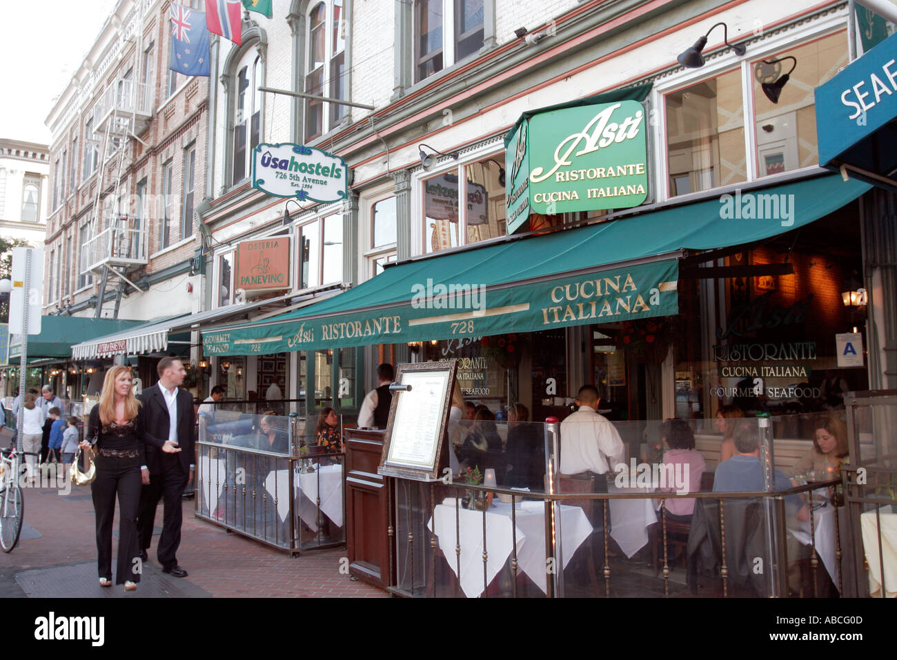 Gaslamp Quarter San Diego California SD Stock Photo - Alamy