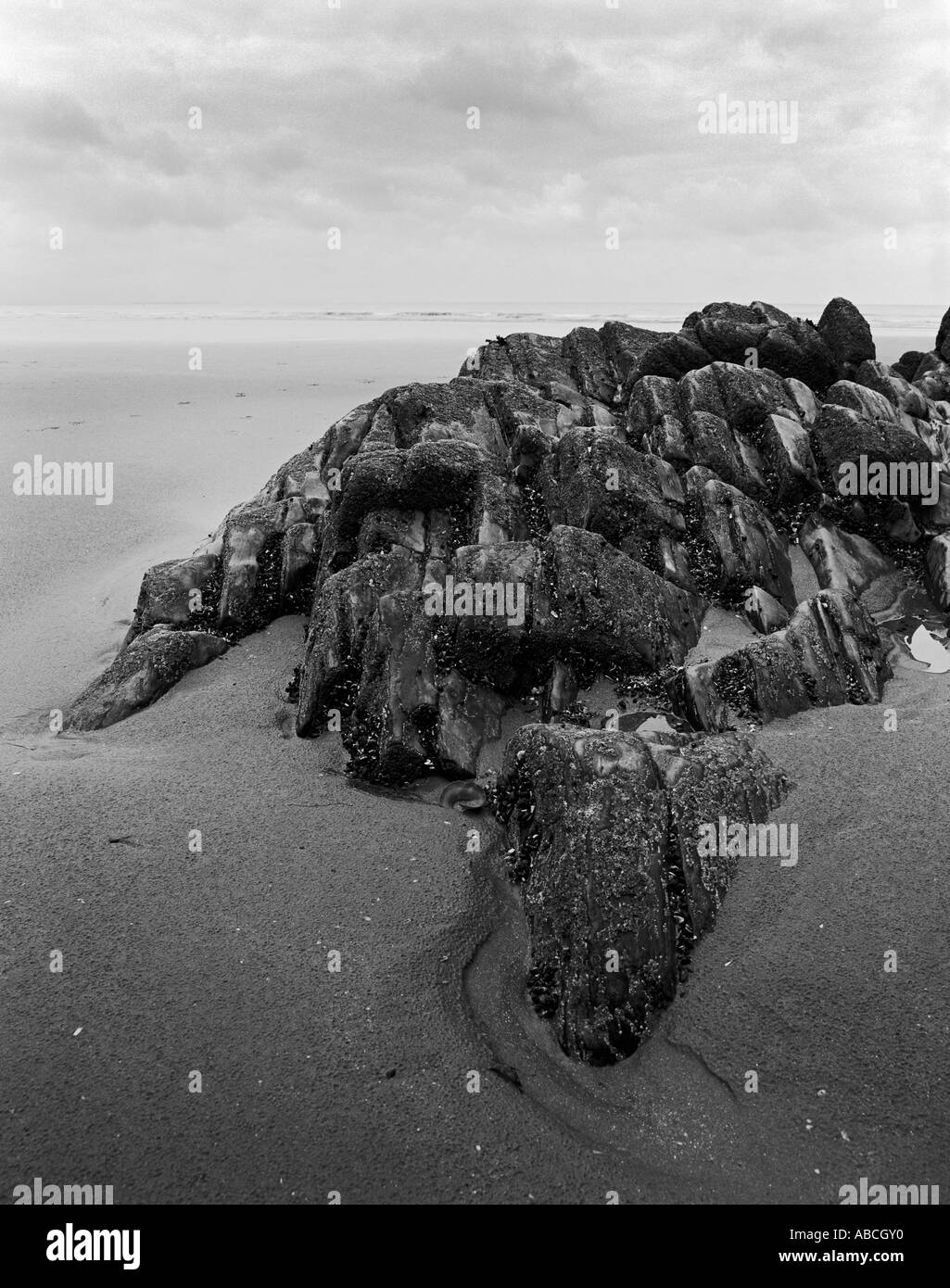 Rockpool on Black Rock Sands Porthmadog Wales UK Stock Photo - Alamy