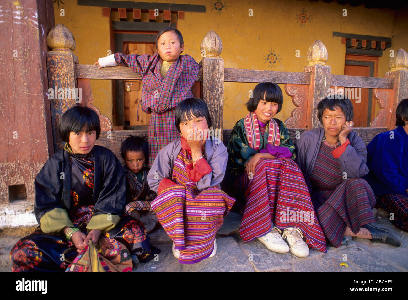 Bhutan Tongsa people Stock Photo - Alamy