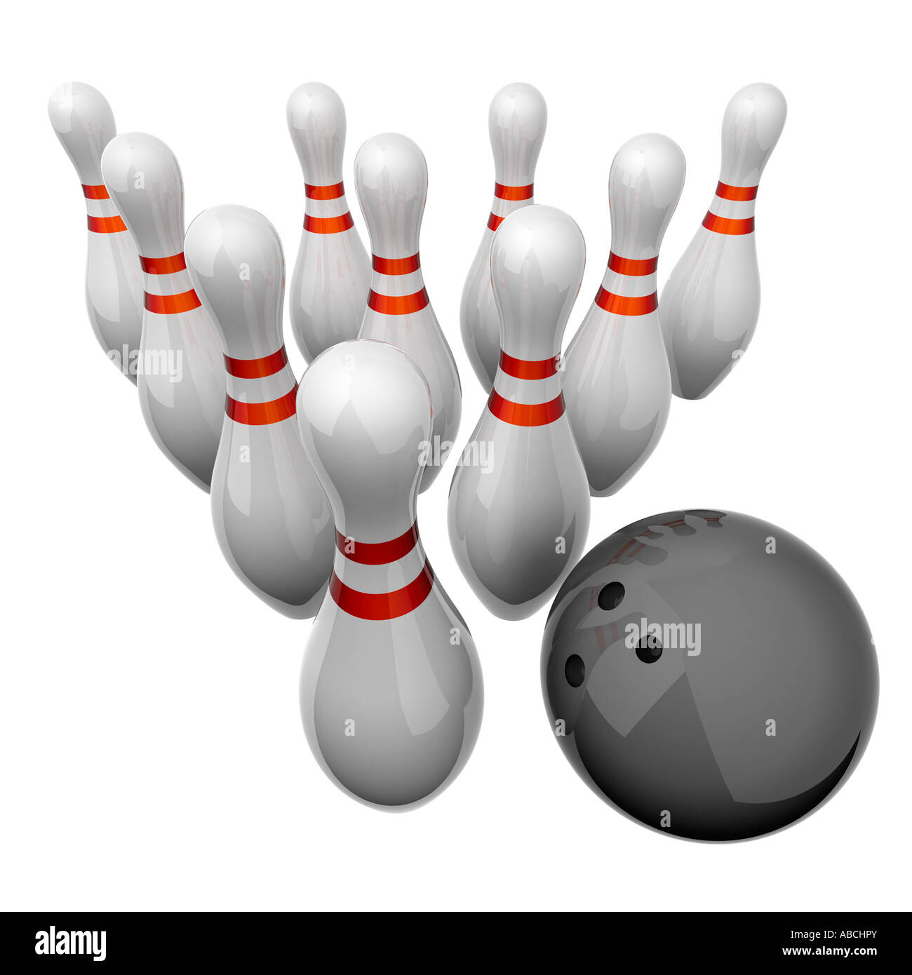 Ten Pin Bowling Clipart