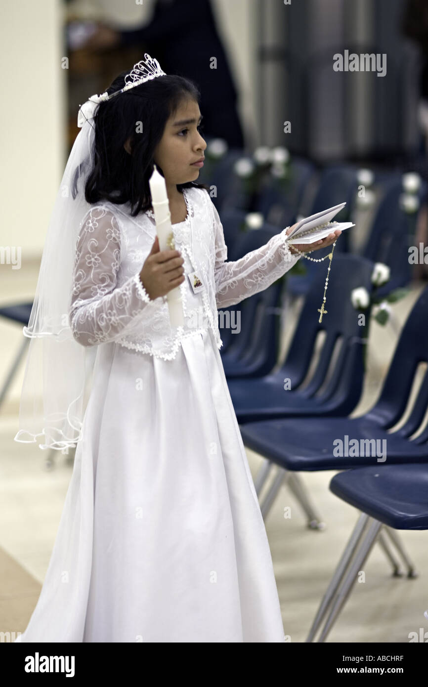 First Communion Hispanic Stock Photos & First Communion Hispanic Stock ...