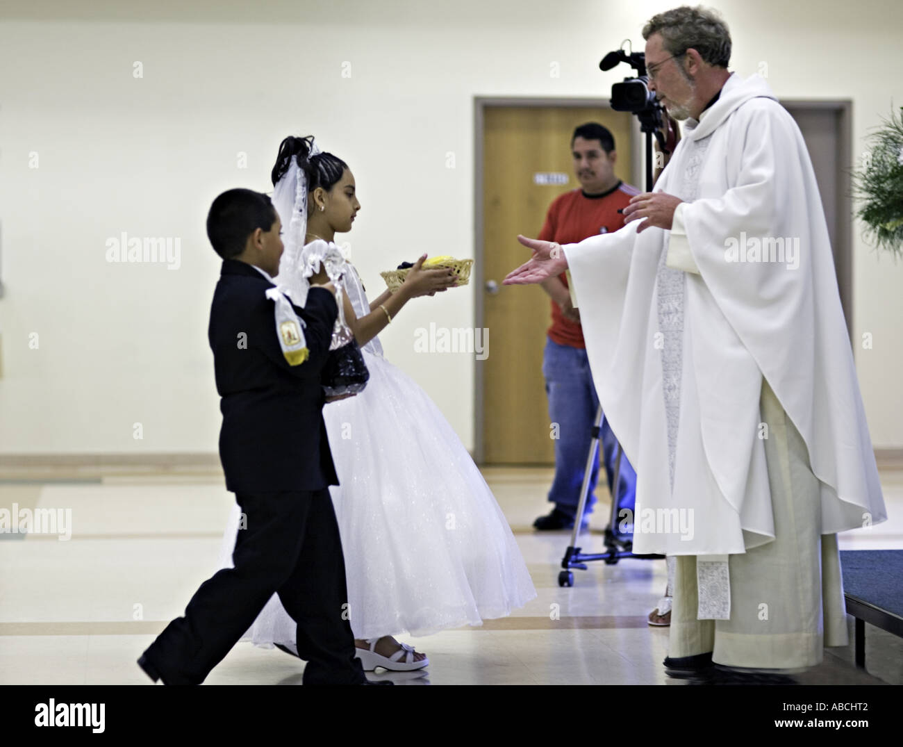 NORTH CAROLINA CHARLOTTE First Communion at Hispanic Catholic Church in ...