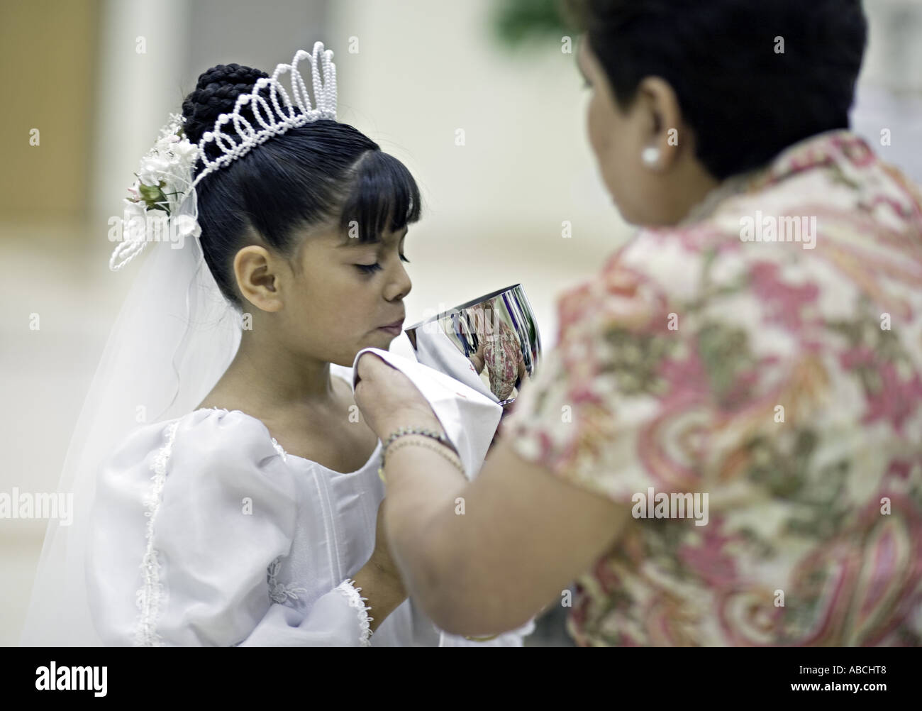 NORTH CAROLINA CHARLOTTE First Communion at Hispanic Catholic Church in ...