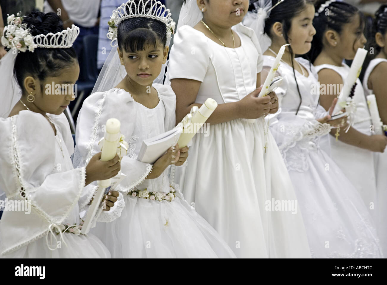 First Communion Hispanic Stock Photos & First Communion Hispanic Stock ...