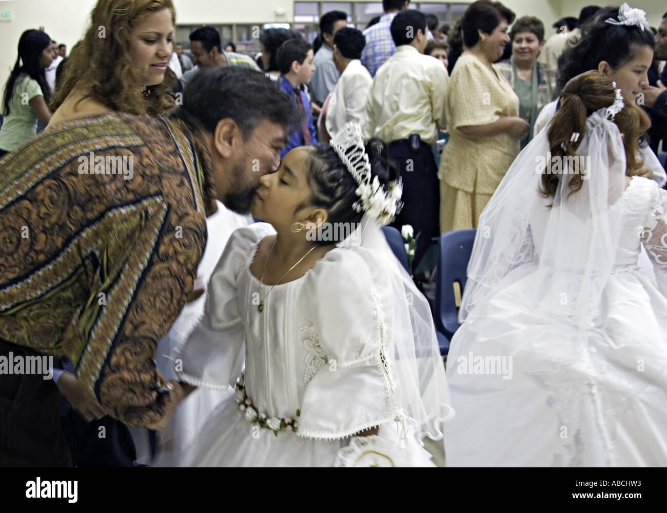 NORTH CAROLINA CHARLOTTE First Communion at Hispanic Catholic Church in ...