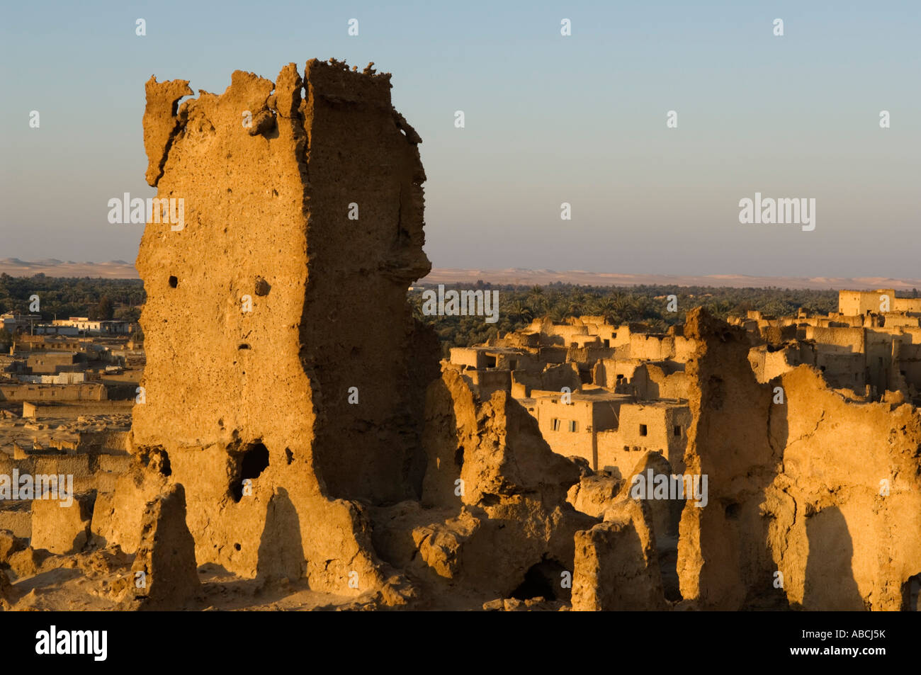 Fortress of Shali, Siwa oasis, the Great Sand Sea, Western desert ...