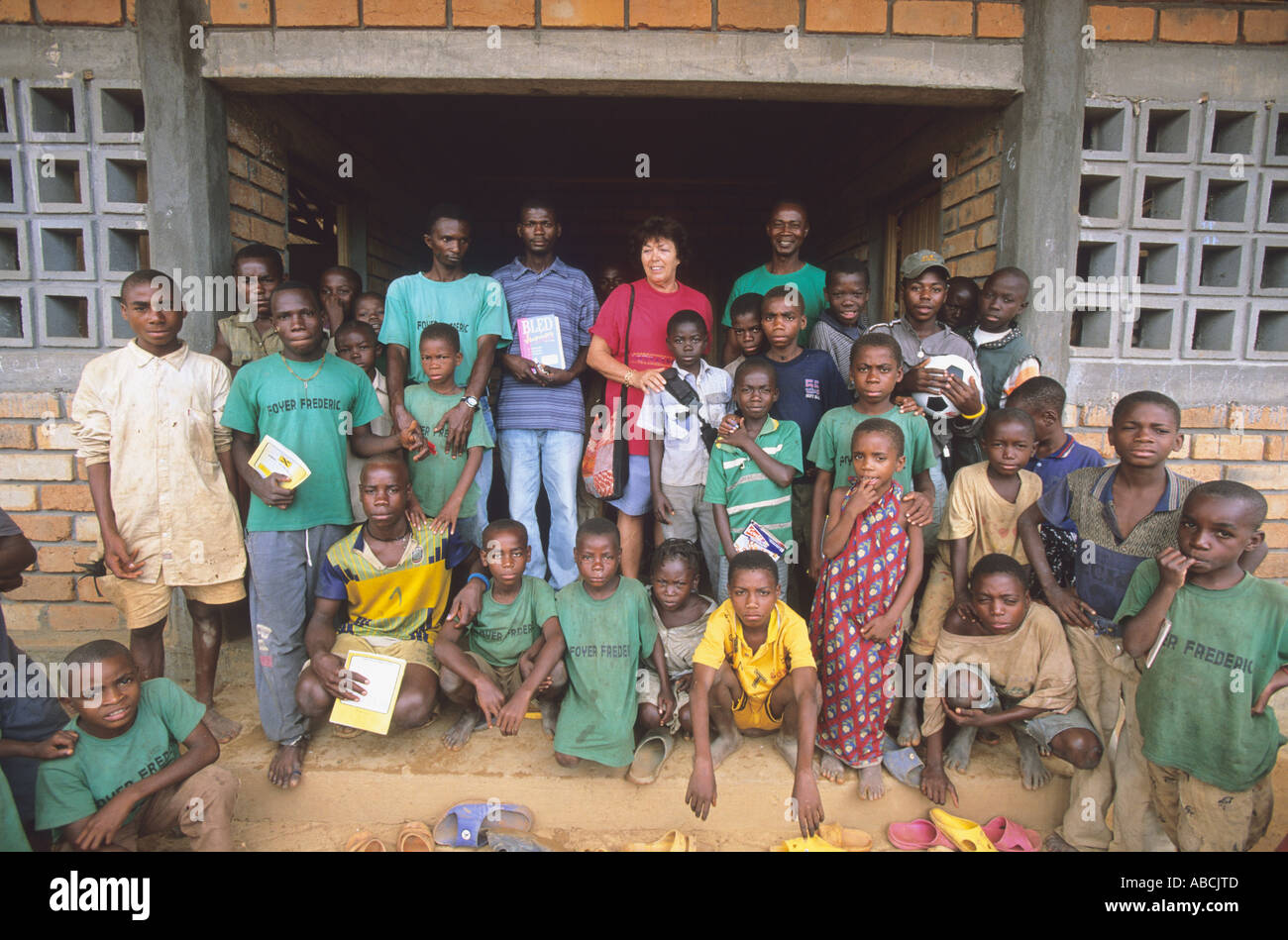 A school run by a French volunteer for pygmy children from the ...