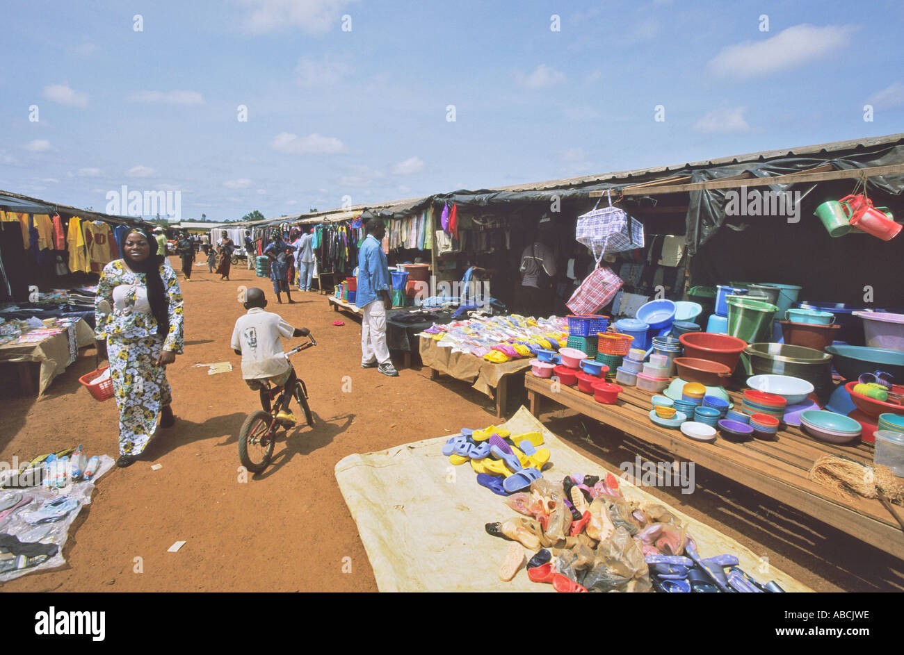 Congo town village hi-res stock photography and images - Alamy