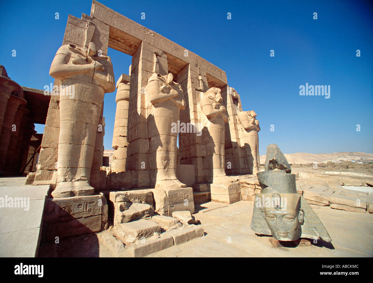 The ramesseum hi-res stock photography and images - Alamy