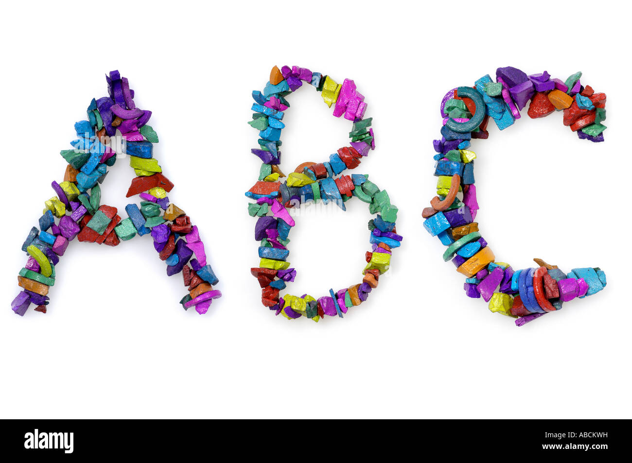 Alphabets abc Cut Out Stock Images & Pictures - Alamy