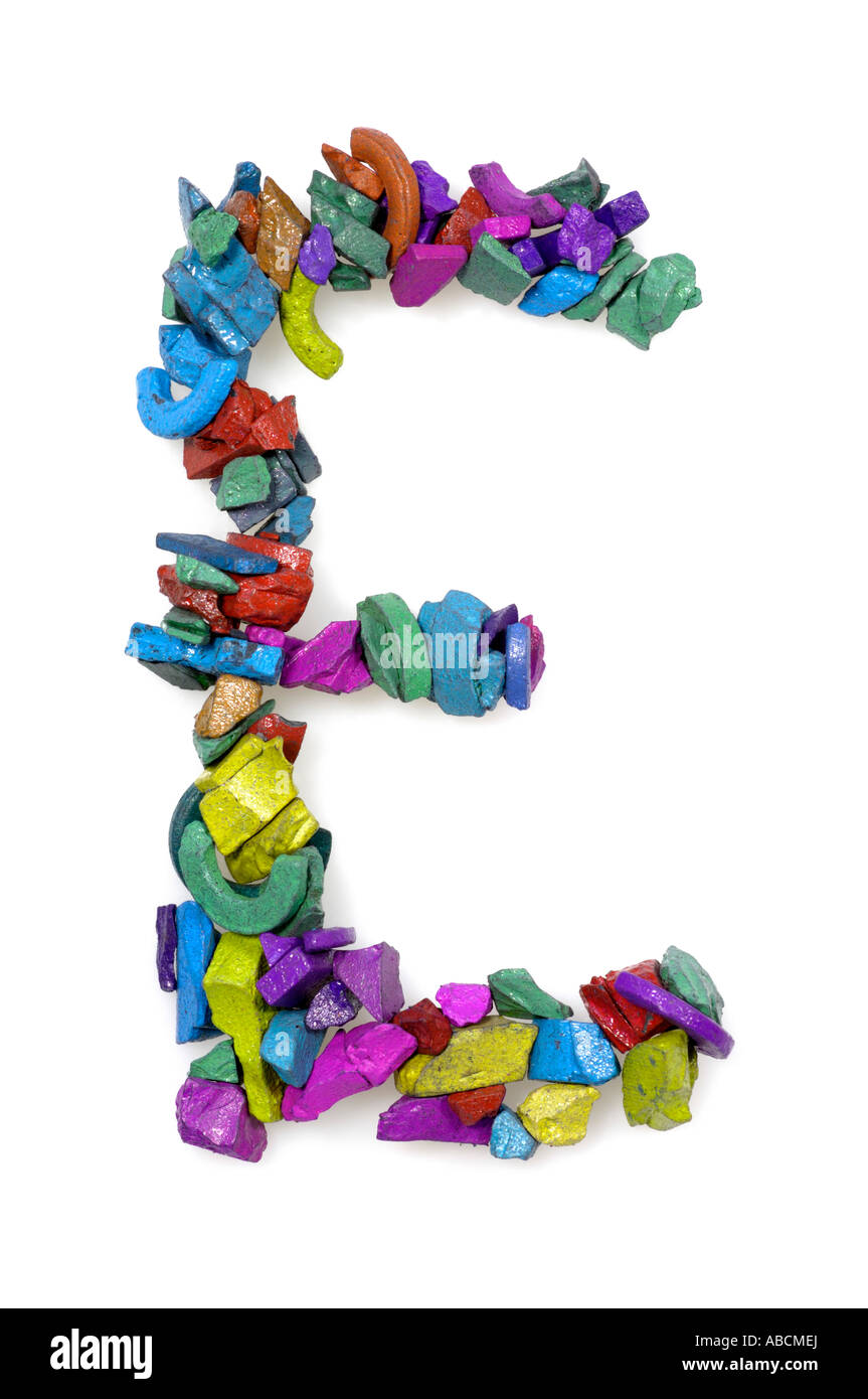 Vowel e Cut Out Stock Images & Pictures - Alamy