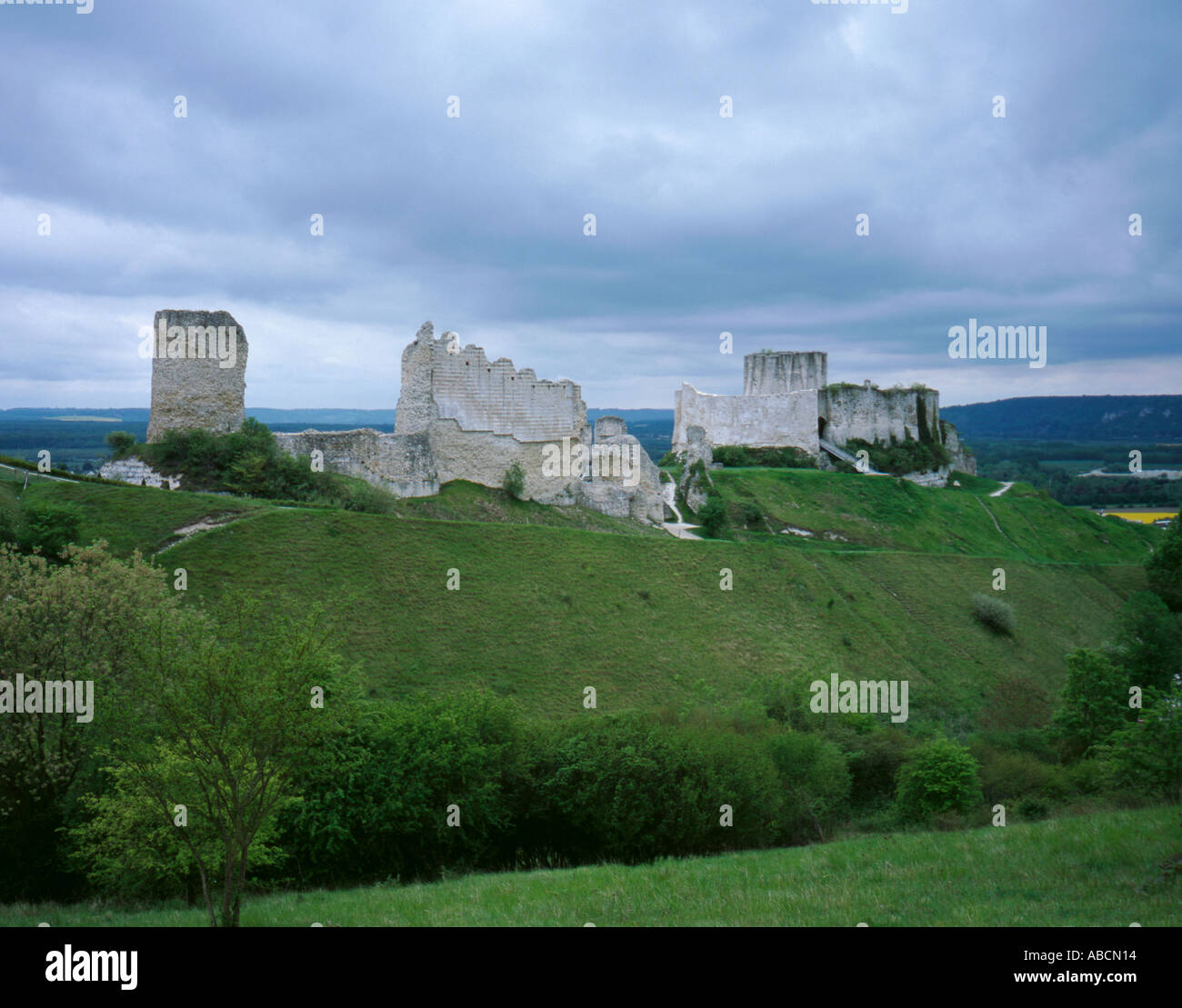 Ruins of Chateau Gaillard, Les Andelys, Normandie (Normandy), France ...