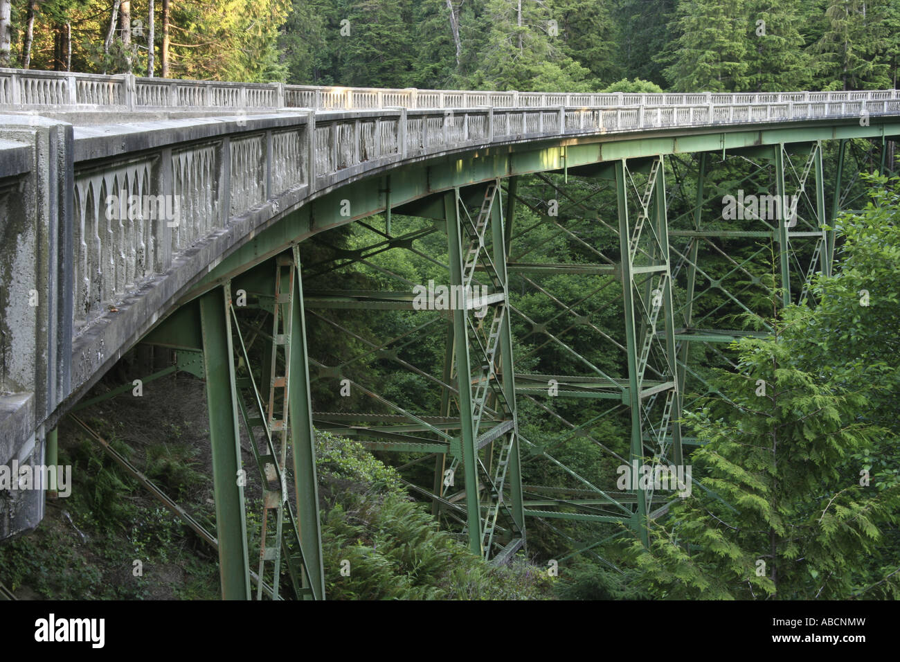 Neahkahnie Bridge in Oregon Stock Photo - Alamy