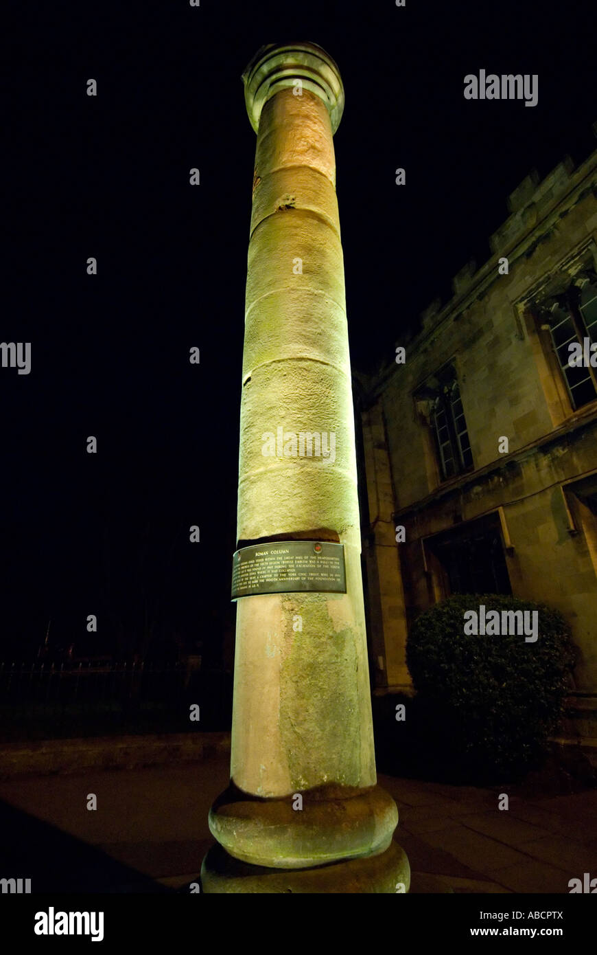 Historic roman column york minster hi-res stock photography and images ...