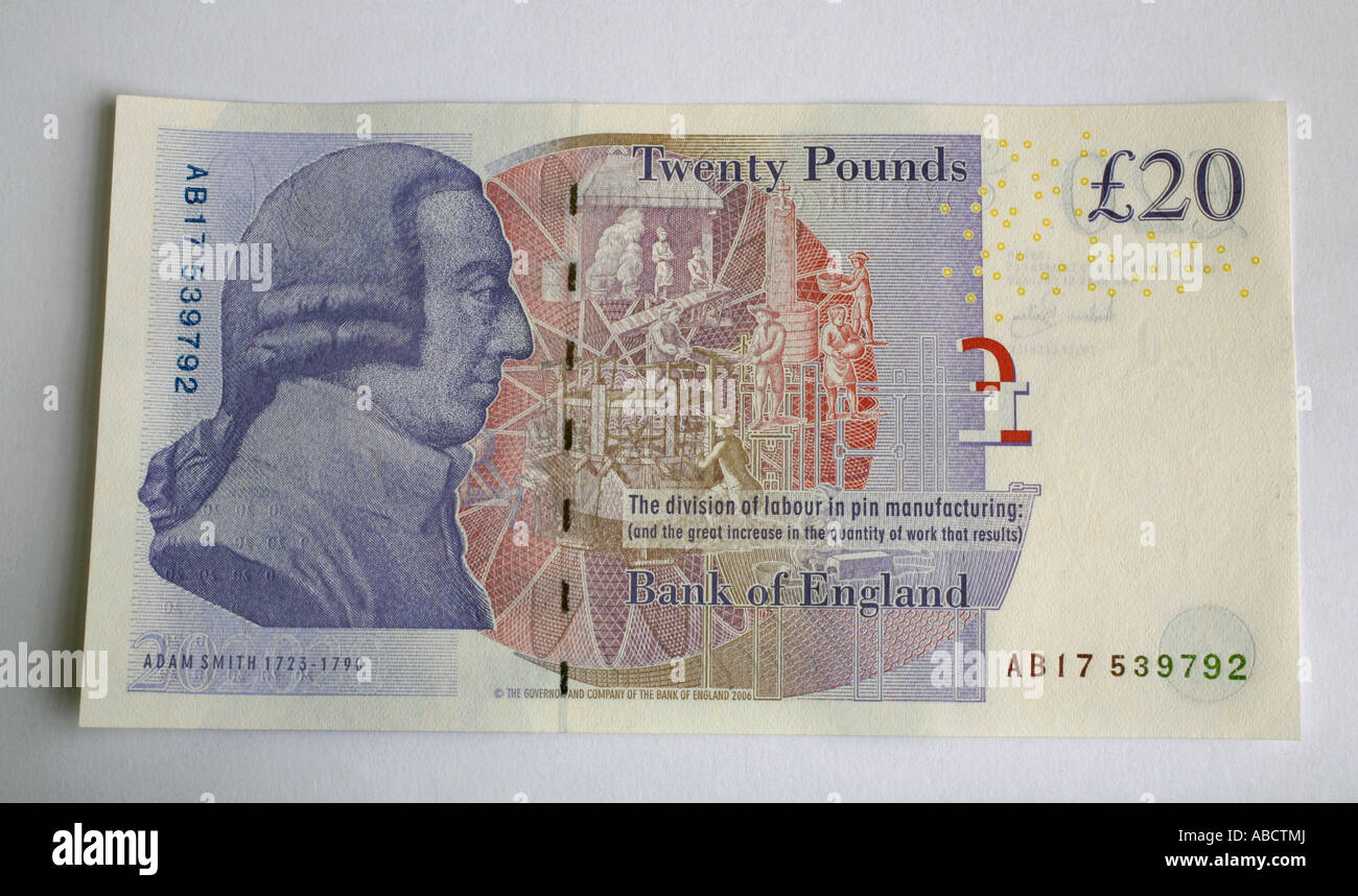 20 pound note back hi-res stock photography and images - Alamy