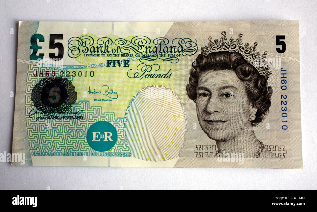 Five pound note, 2007 Stock Photo - Alamy