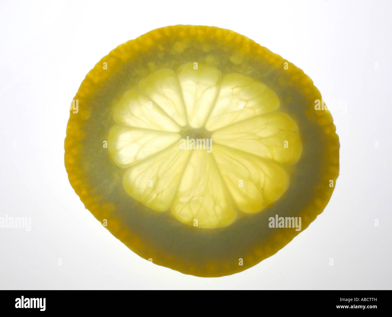 Slice of Lemon Stock Photo - Alamy
