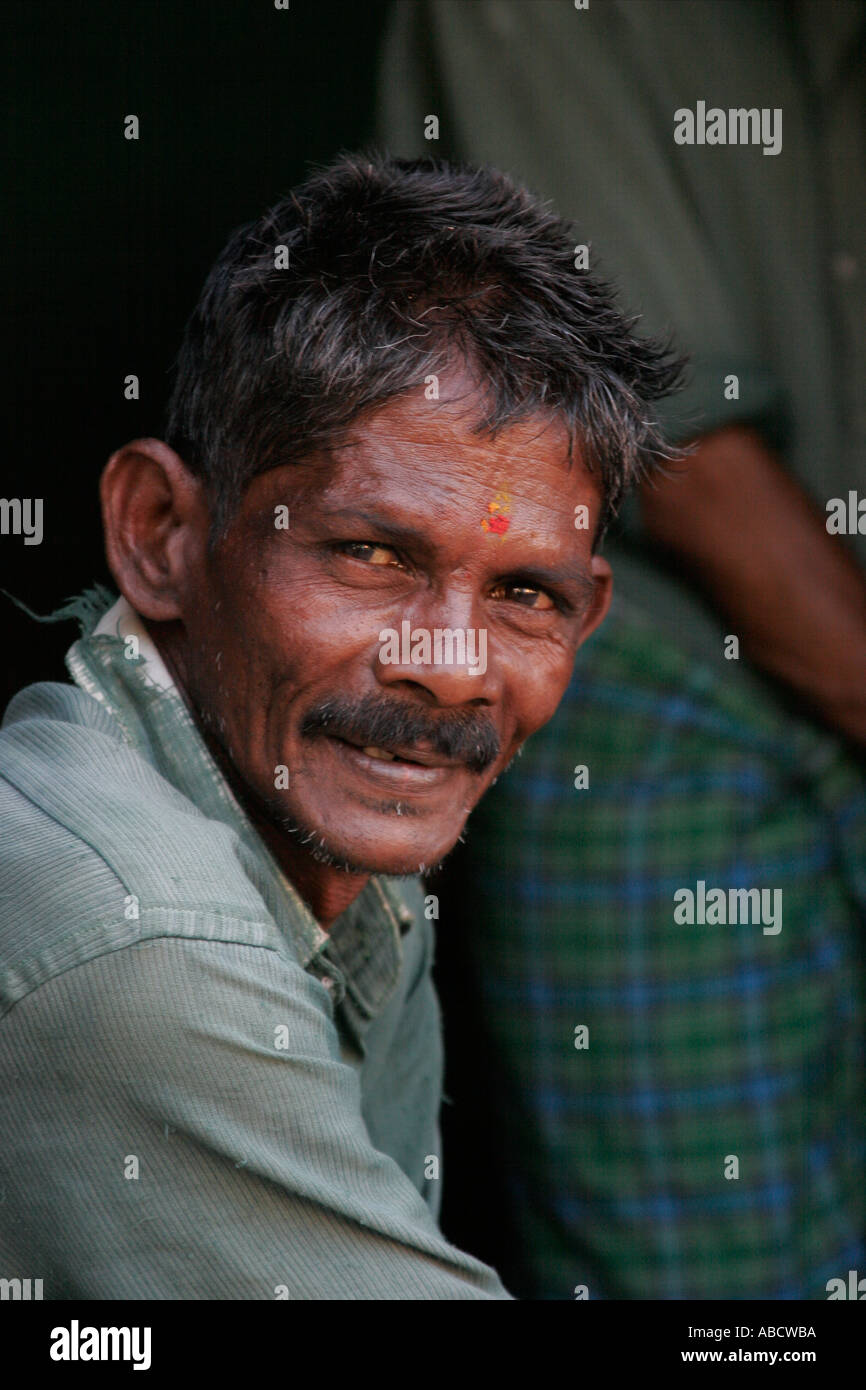 Portrait Of Hindu Man Kochi Kerala India Stock Photo - Alamy