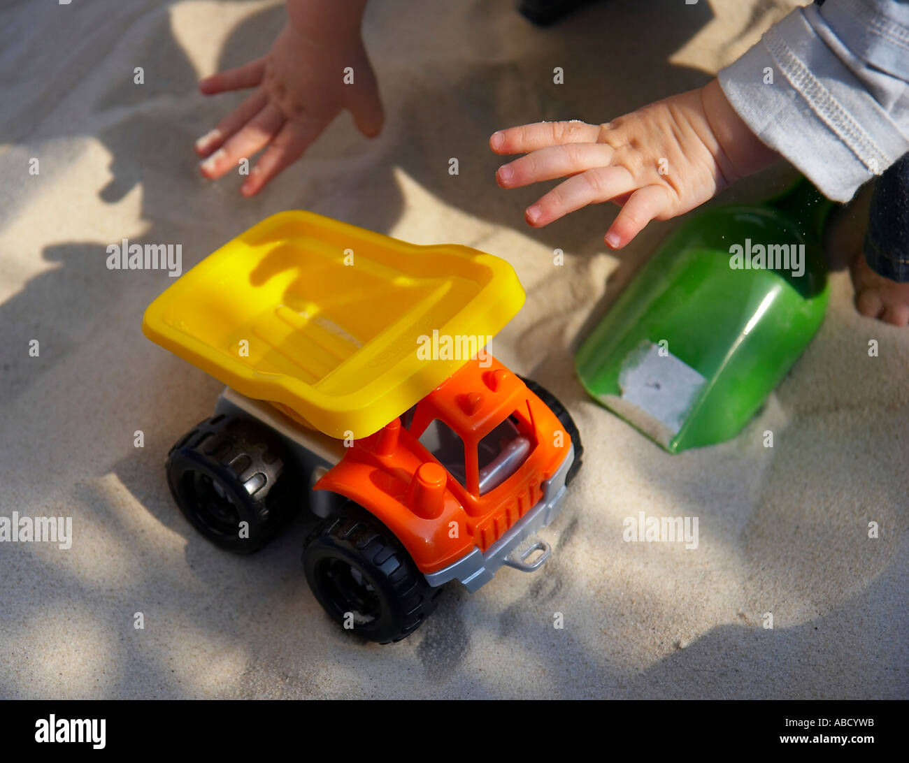 child playing with toy car Stock Photo - Alamy