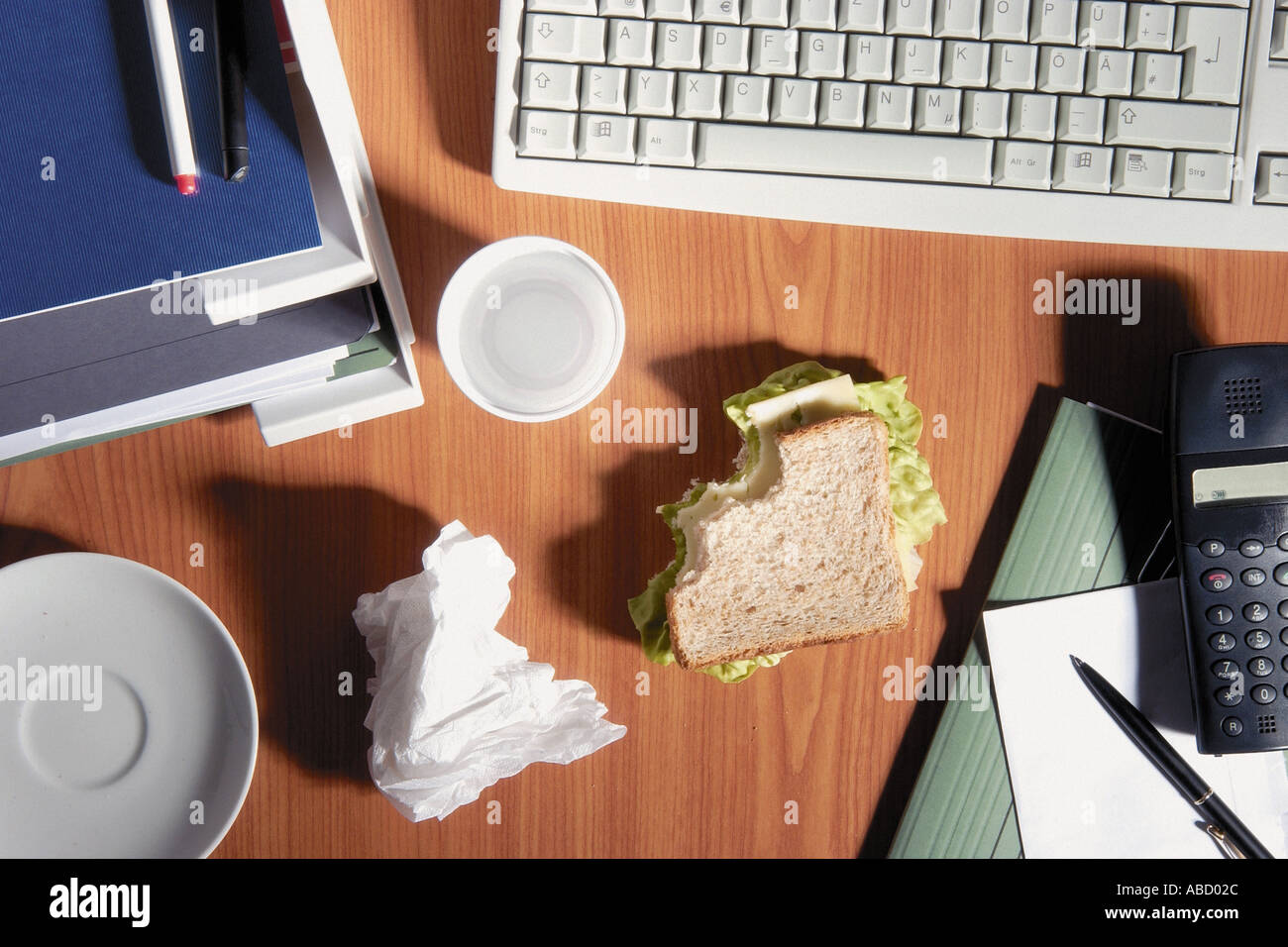 Lunch desk hi-res stock photography and images - Alamy