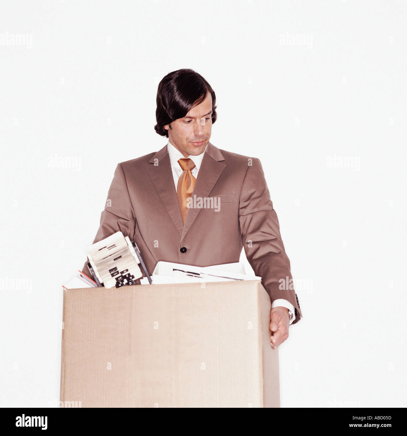 Business man carrying papers hi-res stock photography and images - Alamy