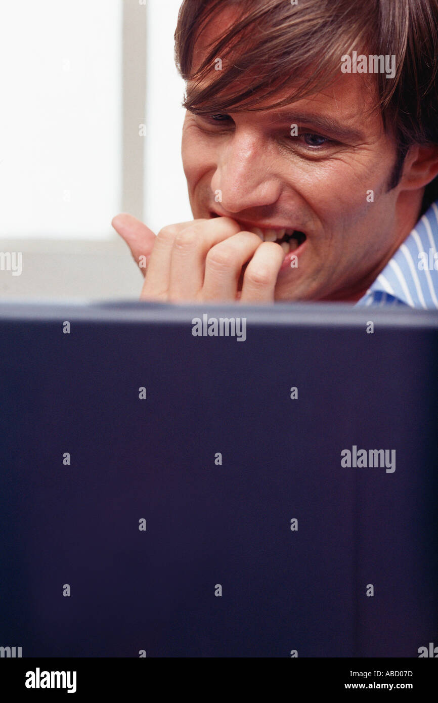 Bitten nails hi-res stock photography and images - Alamy