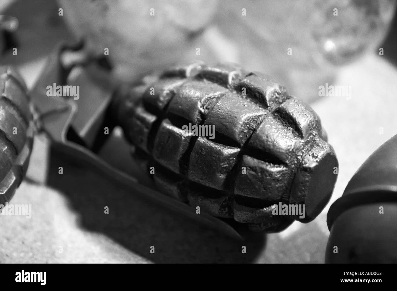 War grenade Black and White Stock Photos & Images - Alamy