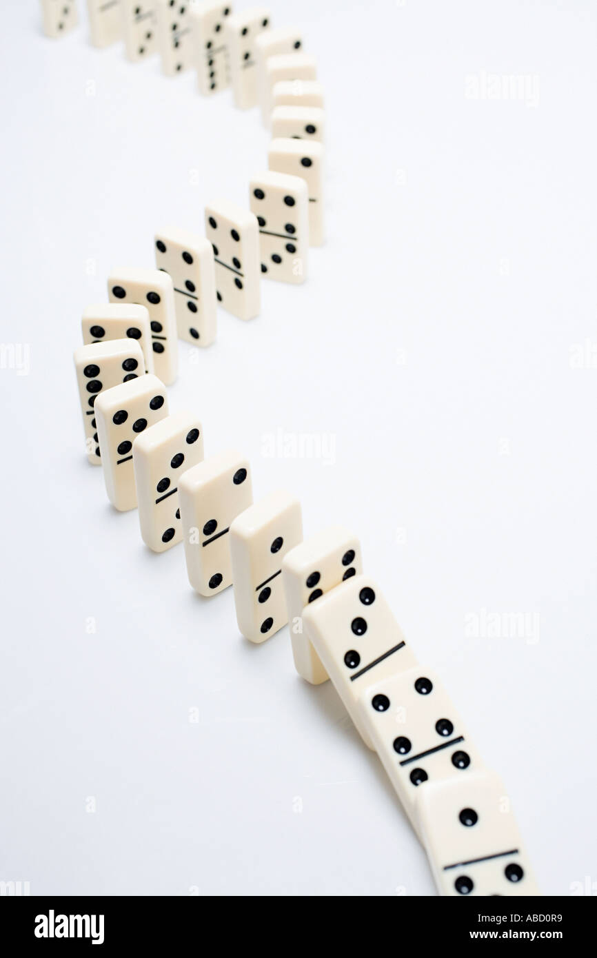 The domino effect Stock Photo - Alamy