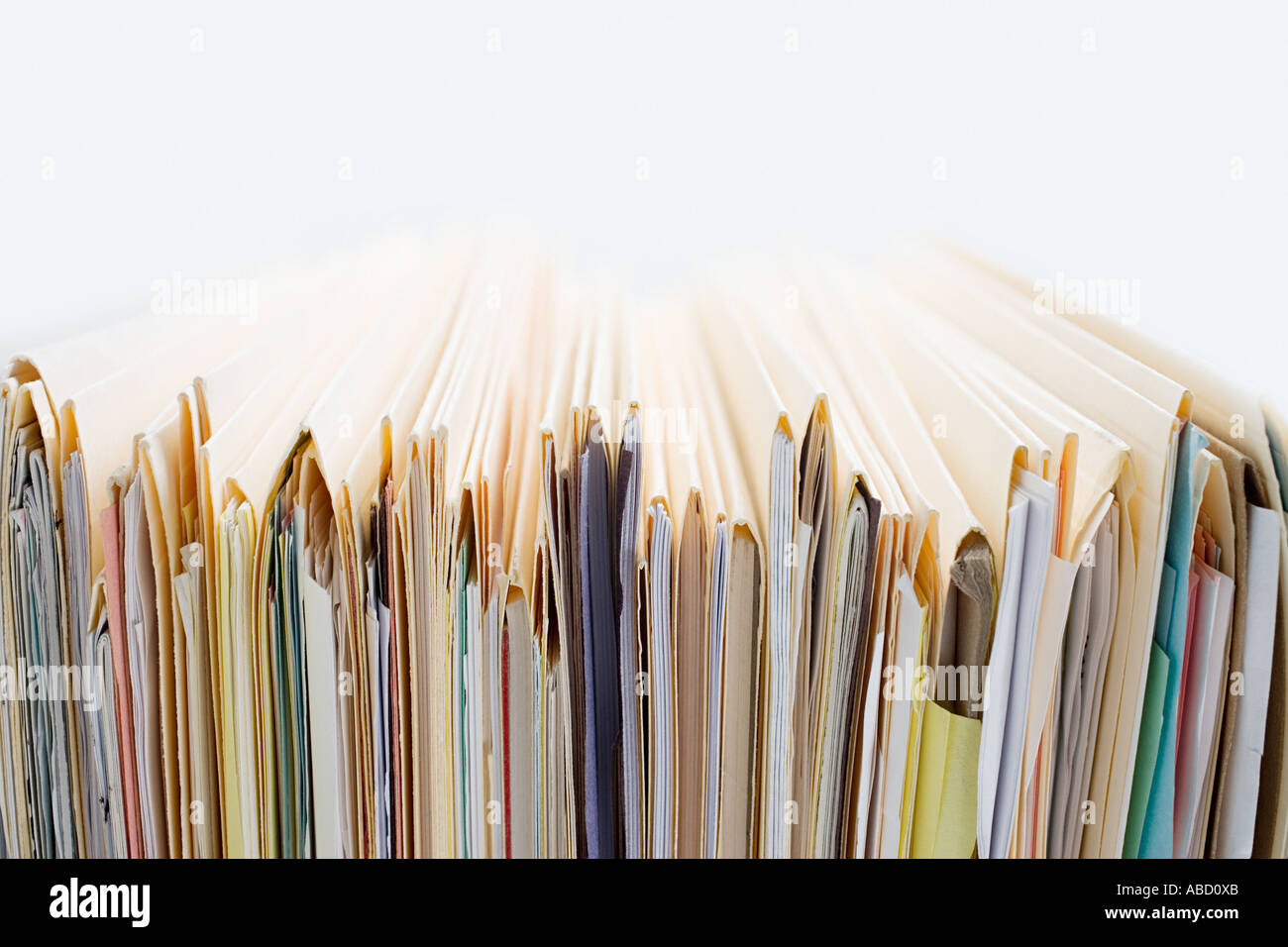 Files of paperwork Stock Photo - Alamy
