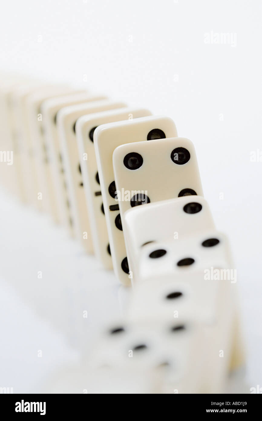 The domino effect Stock Photo - Alamy