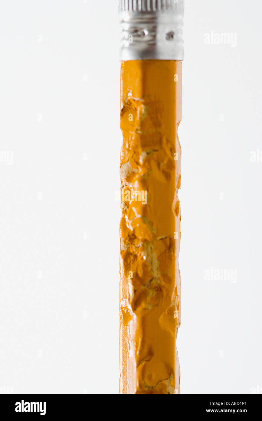 Chewed up pencil hi-res stock photography and images - Alamy