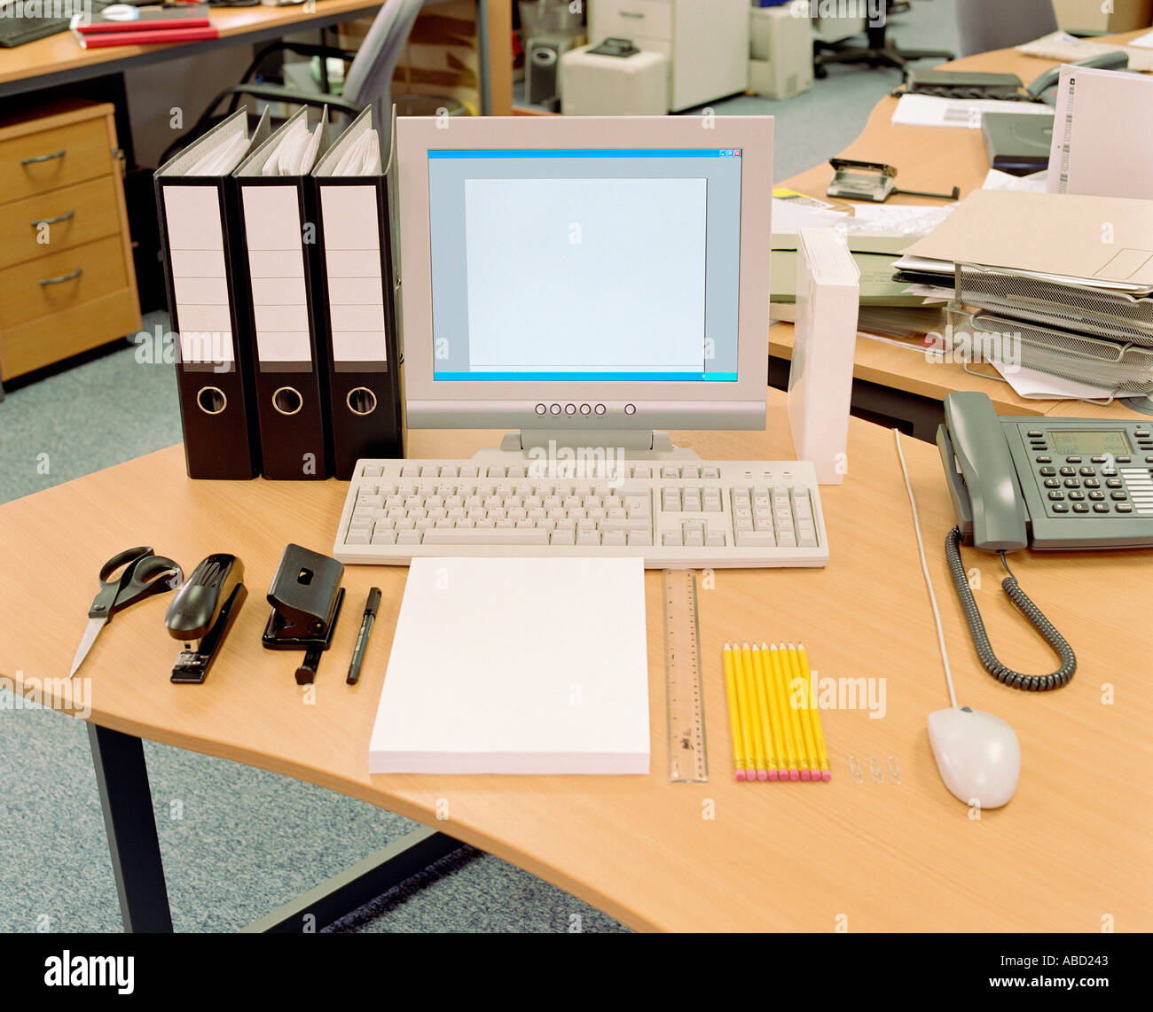 Organised Desk High Resolution Stock Photography and Images - Alamy