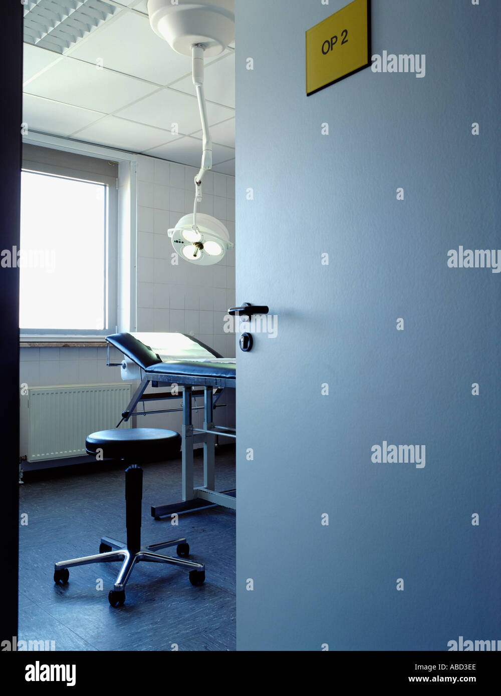 Door leading to operating theatre Stock Photo - Alamy
