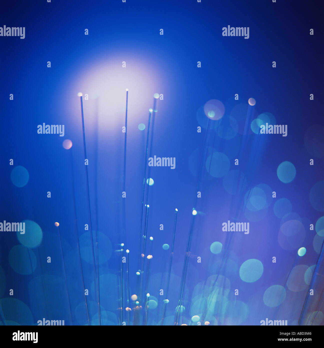 Fiber optic lamp Stock Photo - Alamy