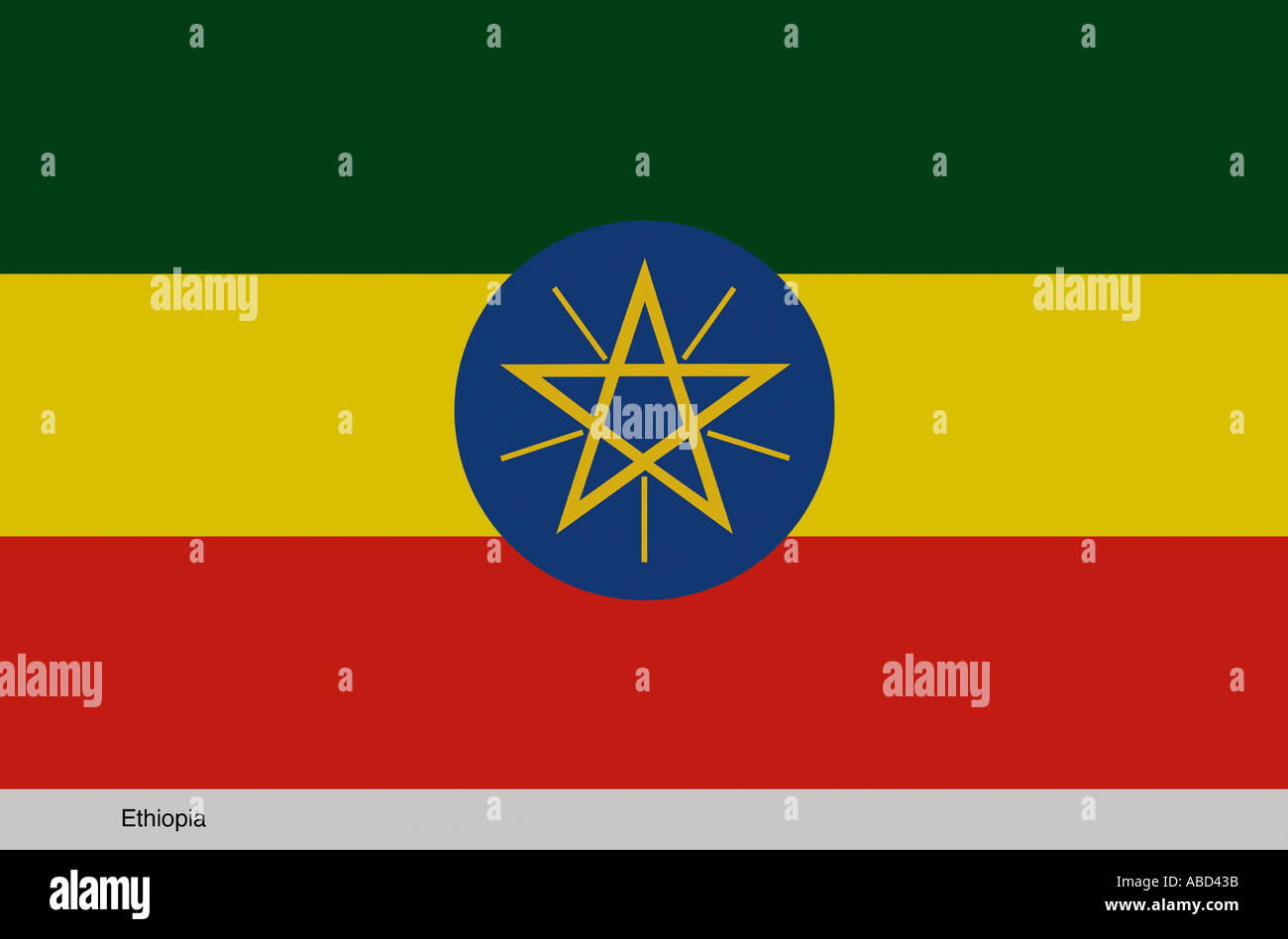 Ethiopia flag hi-res stock photography and images - Alamy