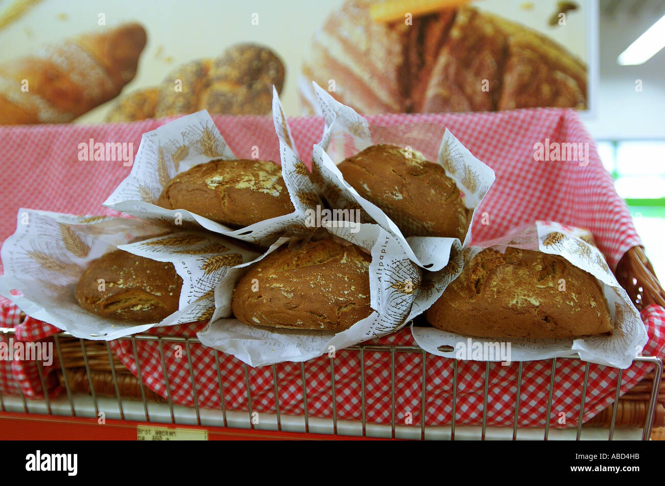 Bread in a petrol station shop Stock Photo - Alamy