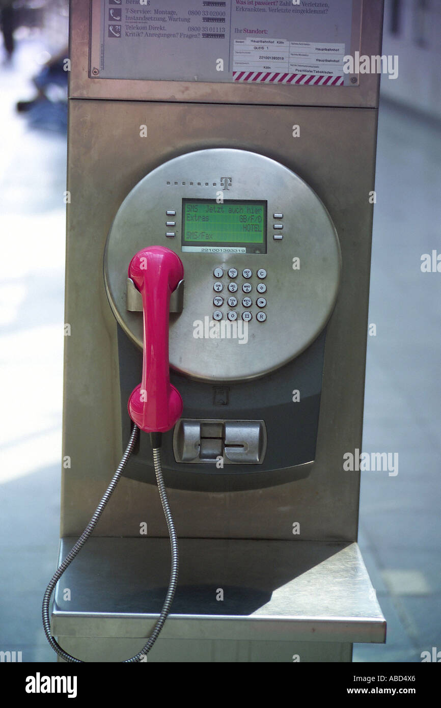 German phone box Stock Photo - Alamy