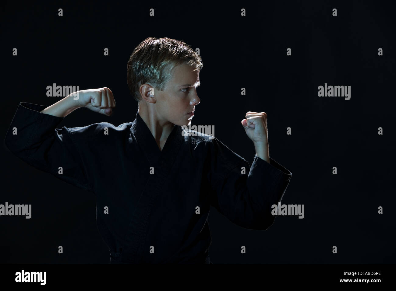 Karate shadow hi-res stock photography and images - Alamy