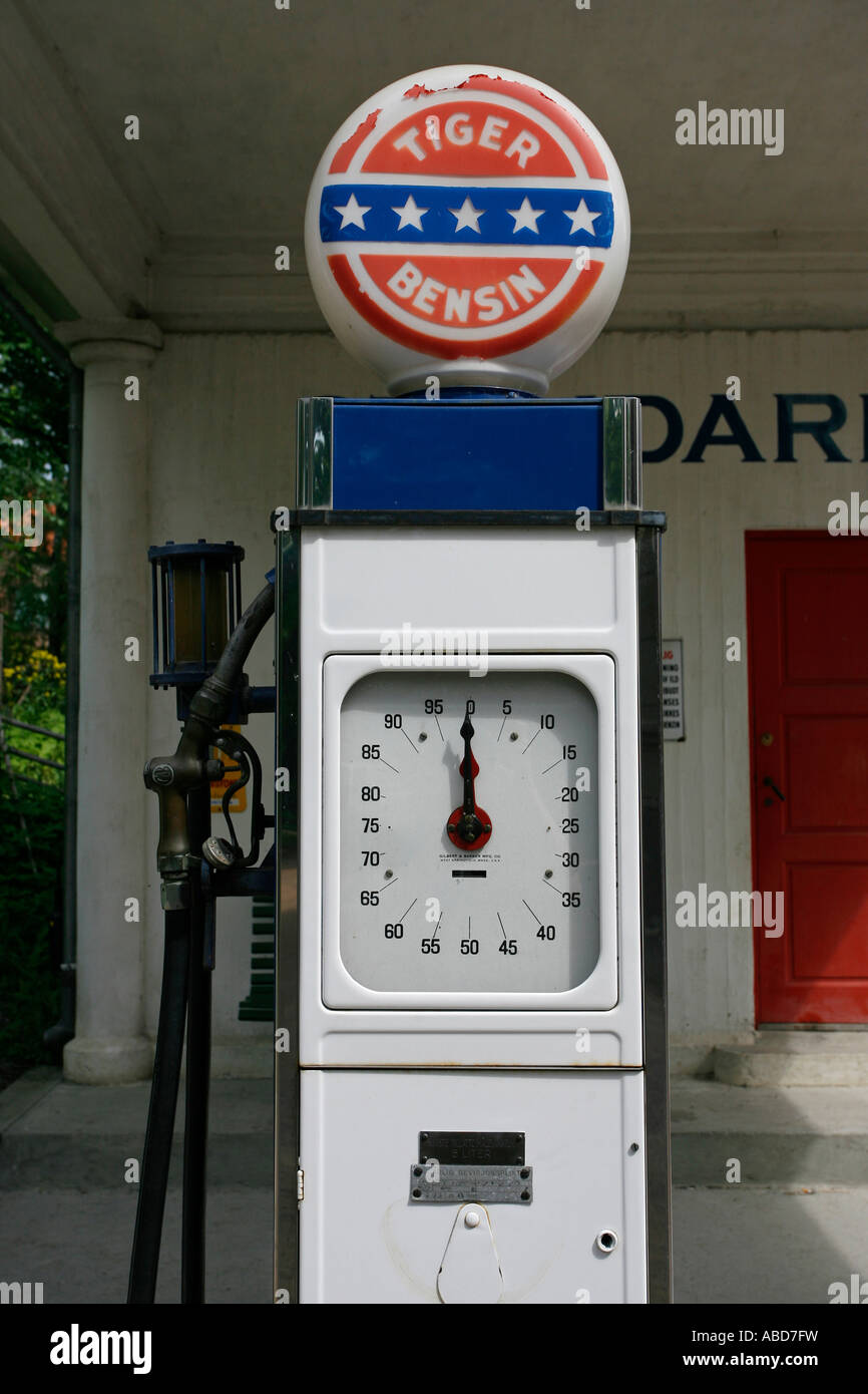 1920s petrol station Norsk Folkemuseum Oslo Norway Europe Stock Photo ...